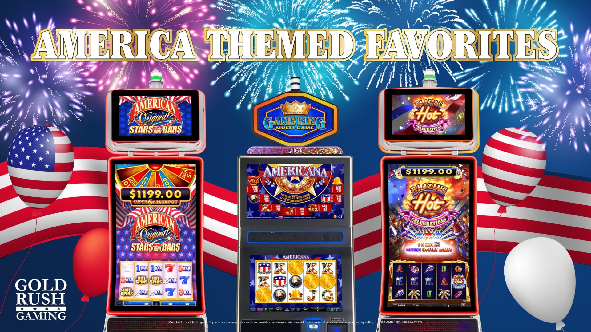 4th of July Themed Games - Gold Rush Gaming Favorites