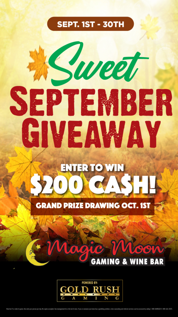 September Partner Promotions With Gold Rush Gaming