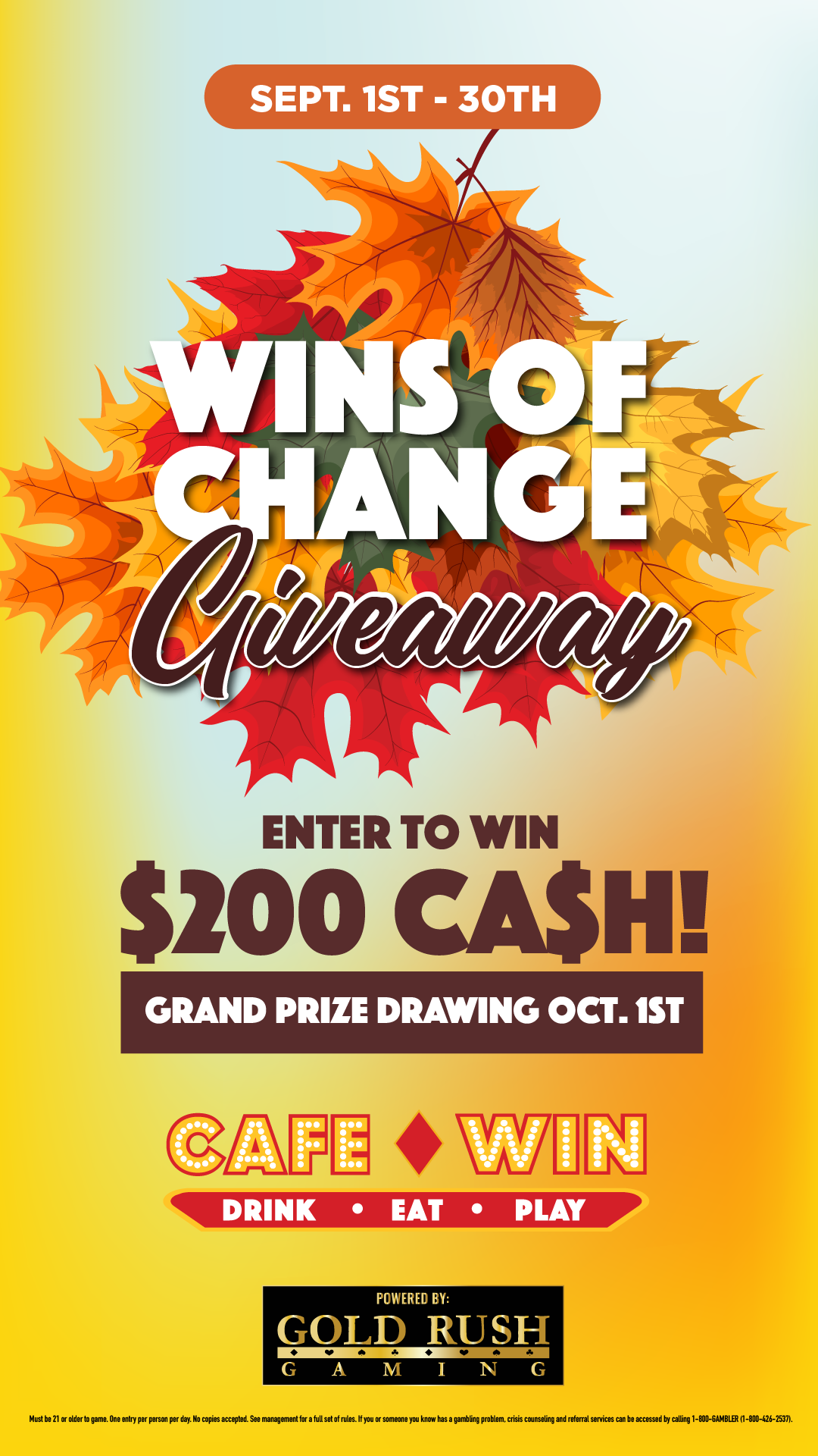 September Partner Promotions With Gold Rush Gaming