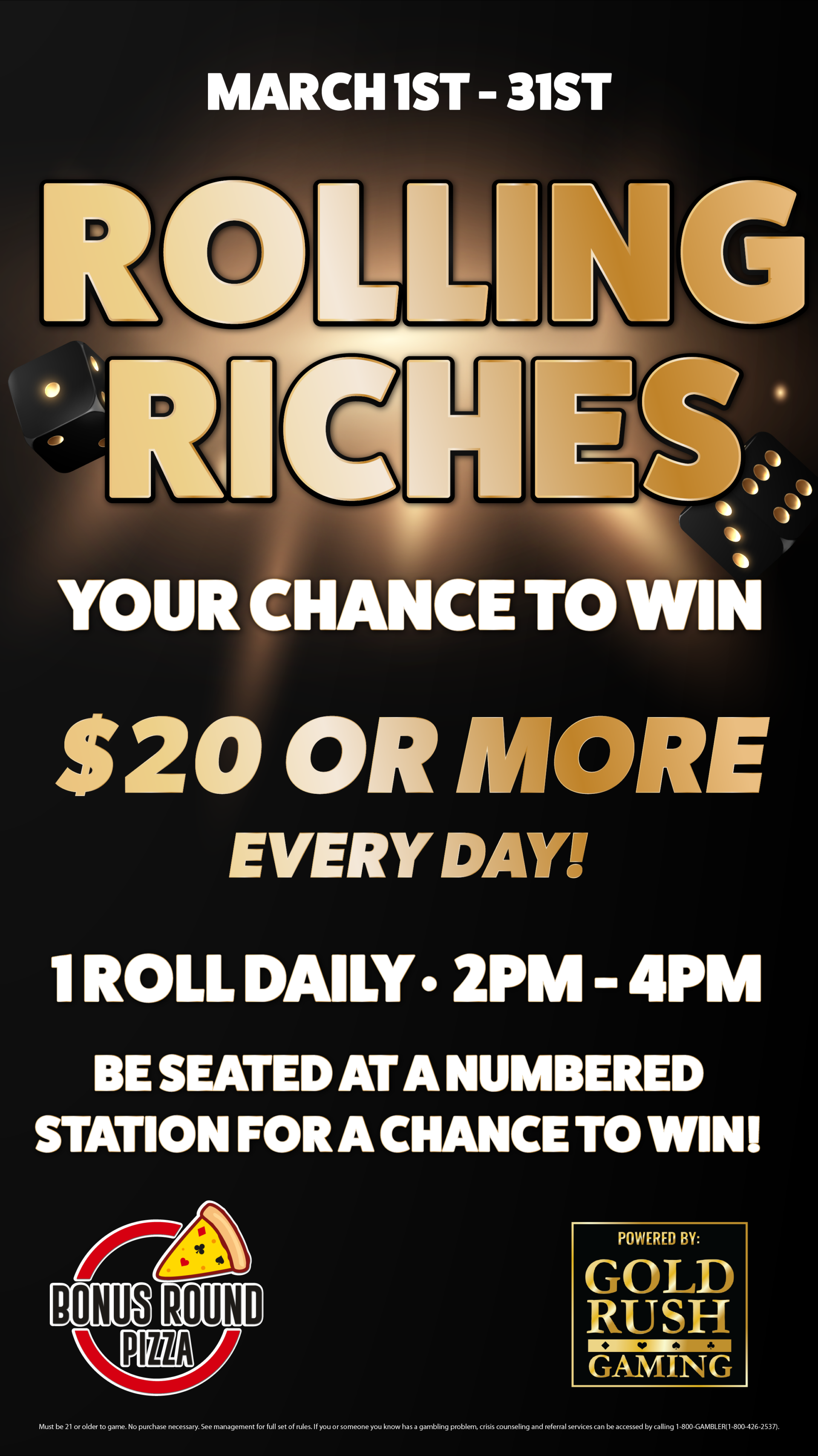 March Partner Promotions Happening with Gold Rush Gaming - Gold Rush Gaming