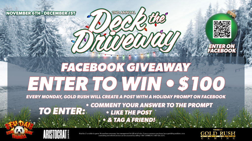 Introducing: Deck The Driveway Promotion - Gold Rush Gaming