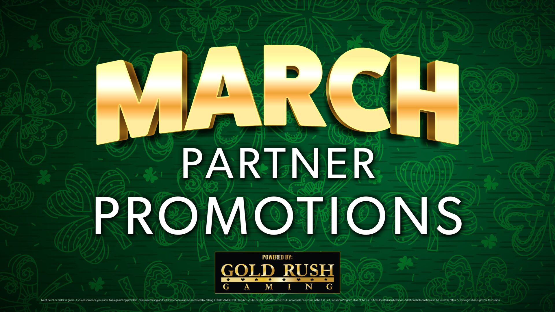 March Partner Promotions Happening With Gold Rush Gaming | Gold Rush Gaming