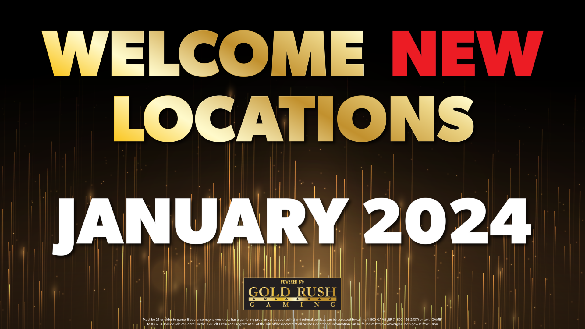 Welcoming Our New Locations to the Family in January | Gold Rush Gaming