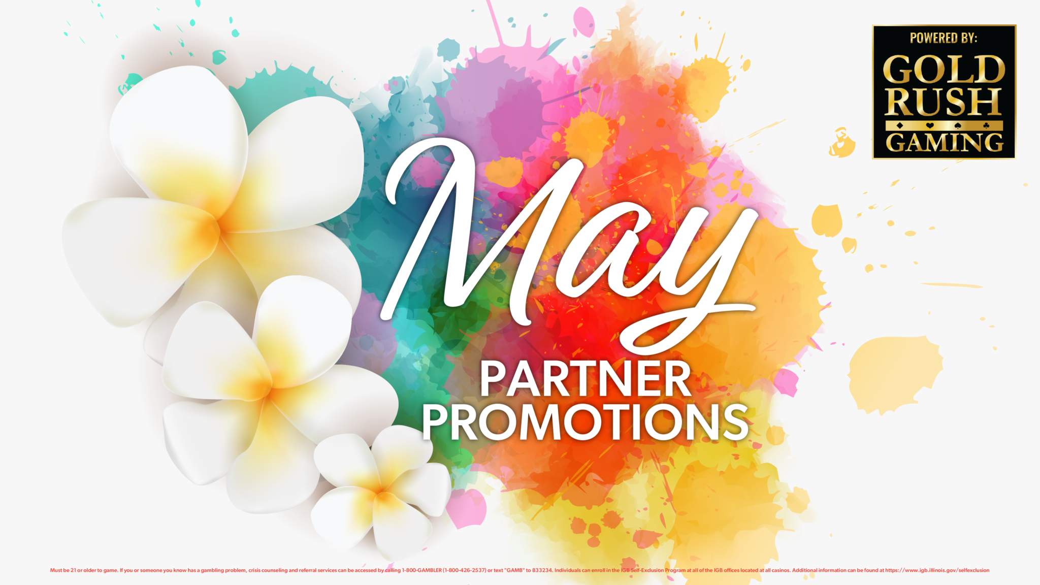 May Partner Promotions Happening With Gold Rush Gaming | Gold Rush Gaming