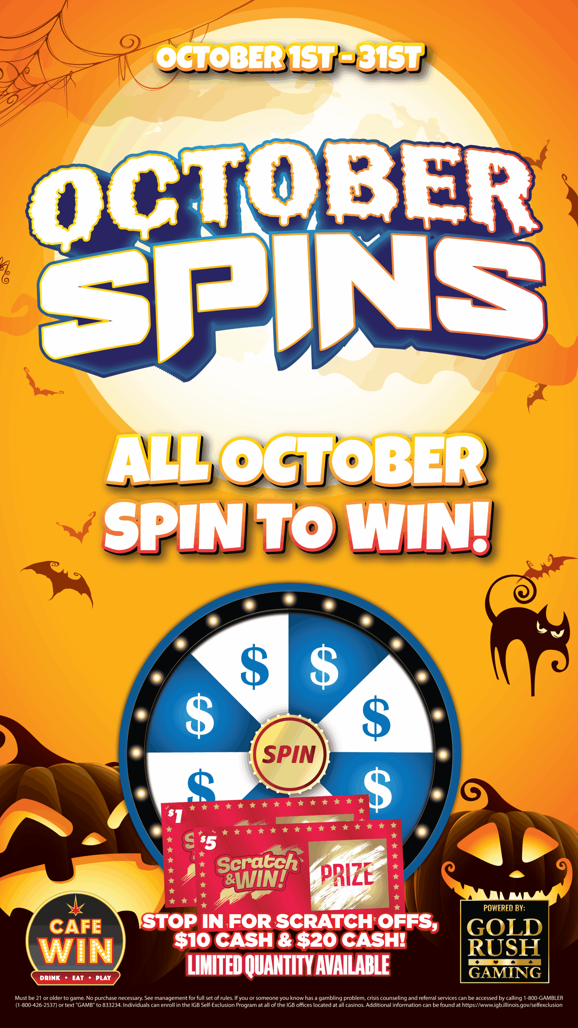 October Partner Promotions | Gold Rush Gaming